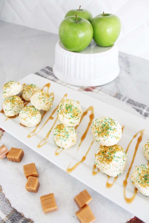 Caramel Apple Cake Truffle Balls Recipe • The Southern Thing