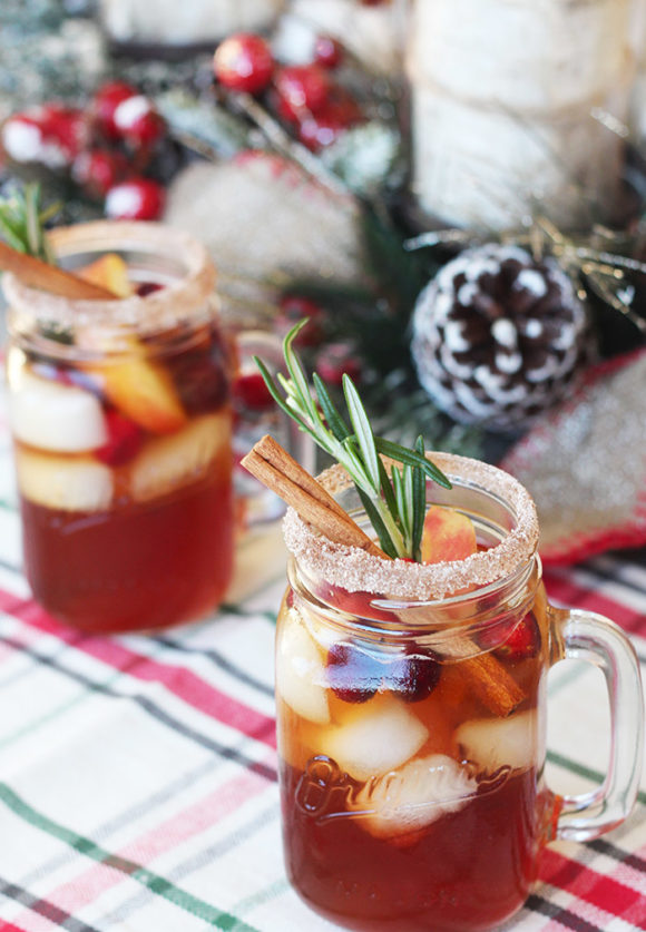 Cranberry Apple Sweet Tea Recipe • The Southern Thing