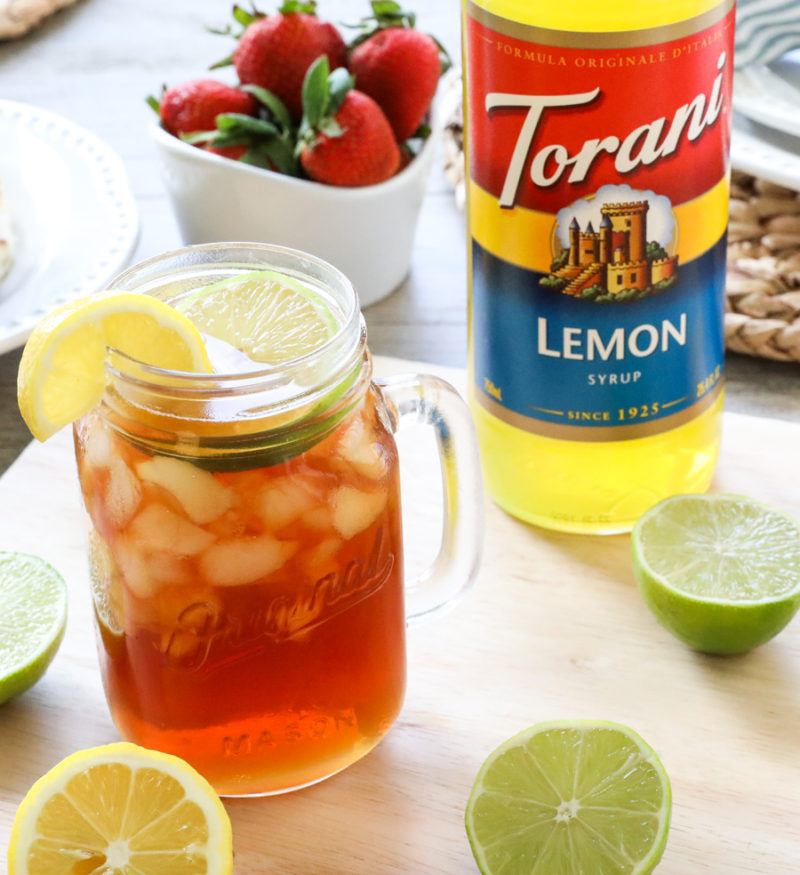 Lemon Lime Iced Tea Cocktail - The Southern Thing